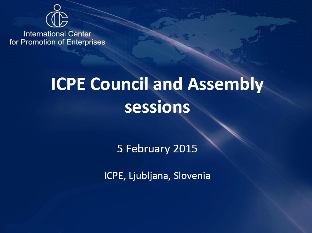 54TH SESSION OF ICPE COUNCIL AND 18TH SESSION OF ICPE ASSEMBLY ...